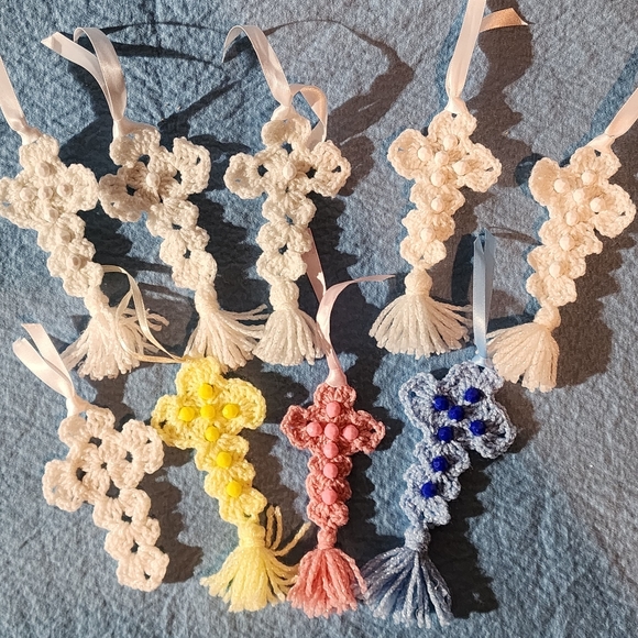 Other | Custom Hand Crochet Crosses | Poshmark